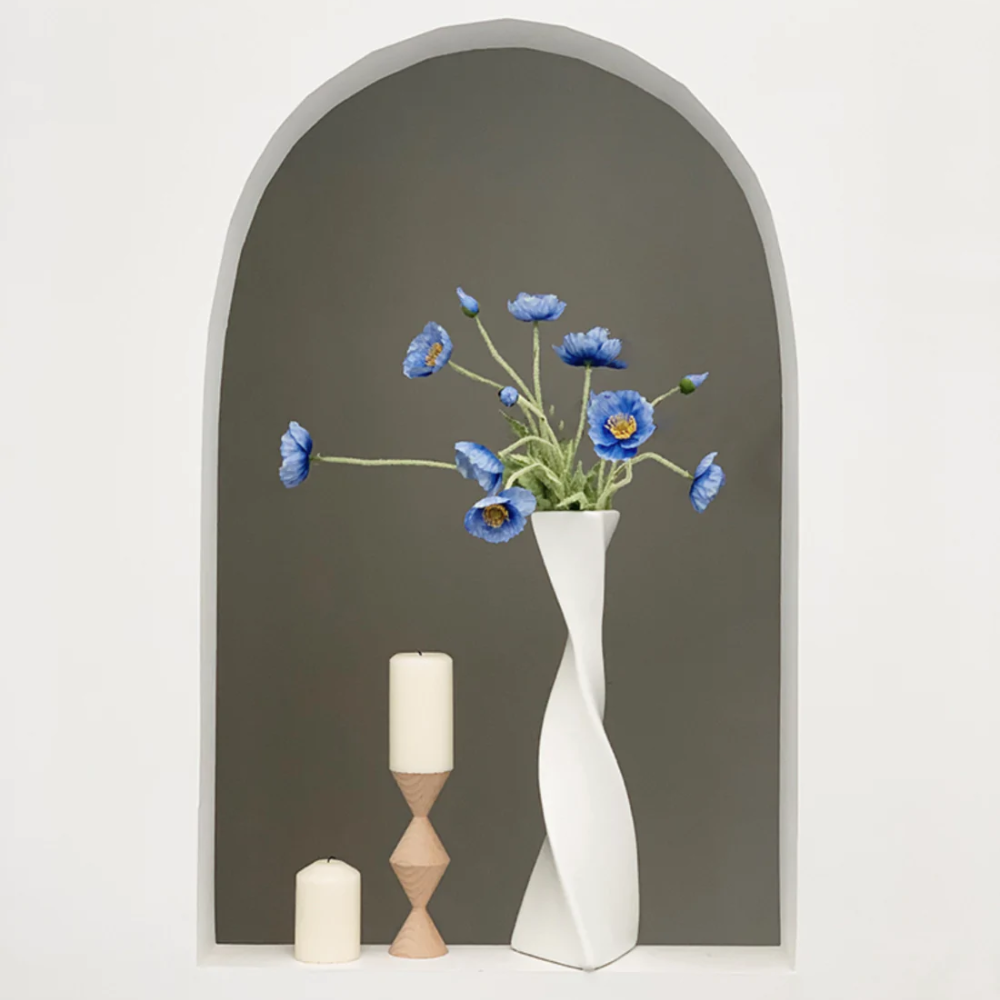 Vase à poser au sol moderne de forme torsadé - MON JOLI VASE