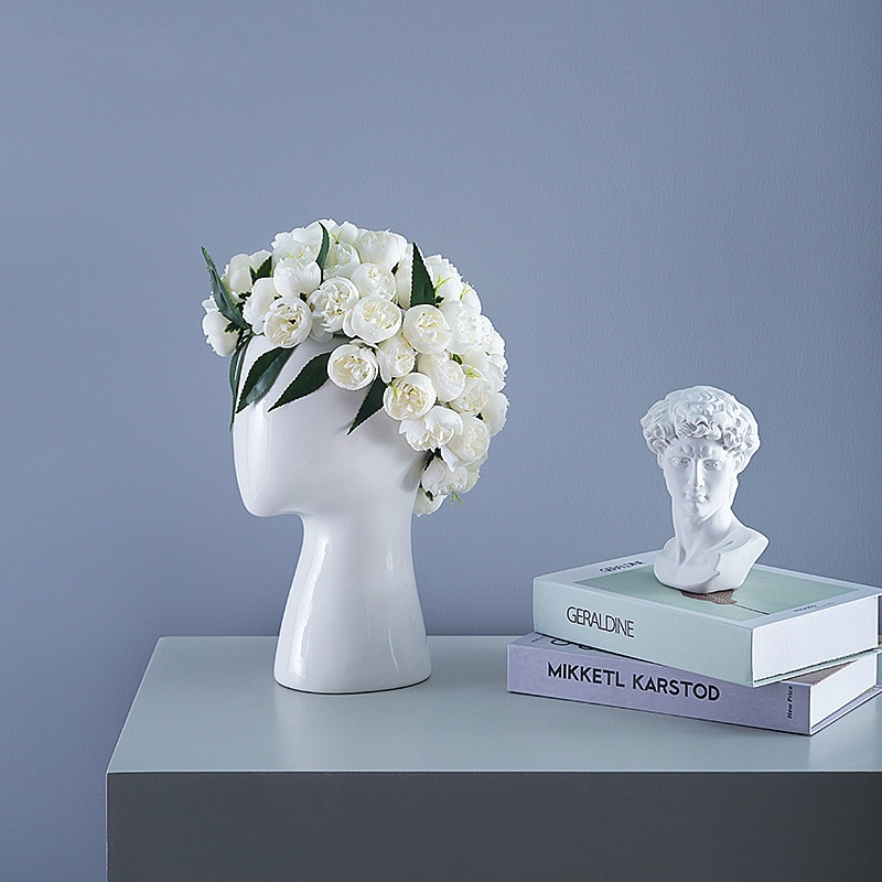 Vase tête de femme style moderne - MON JOLI VASE