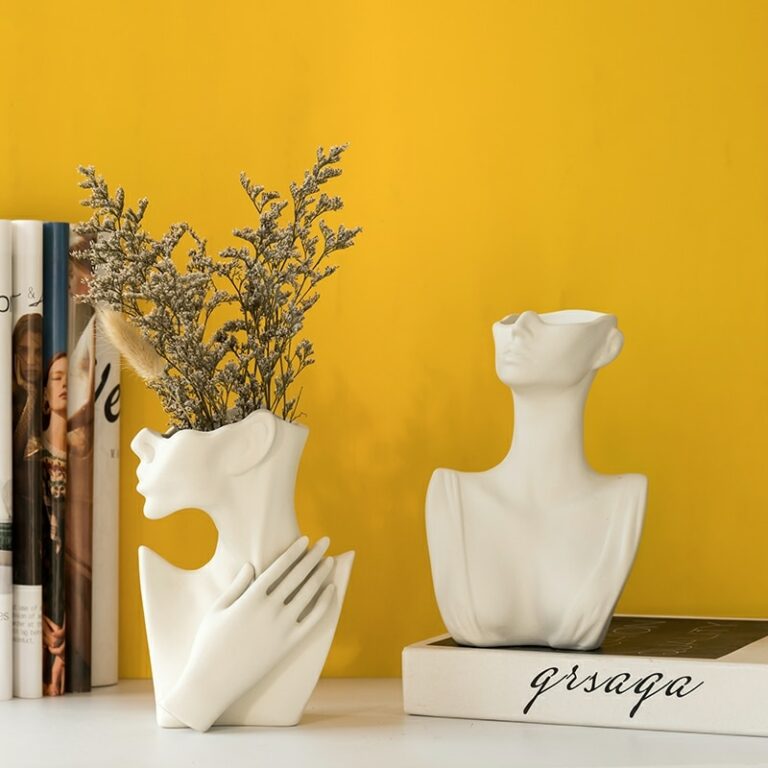 Vase buste femme décoratif en céramique - MON JOLI VASE
