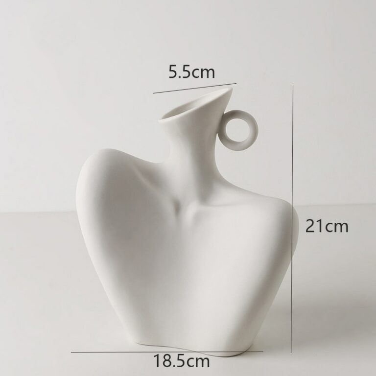 Vase buste femme décoratif en céramique - MON JOLI VASE