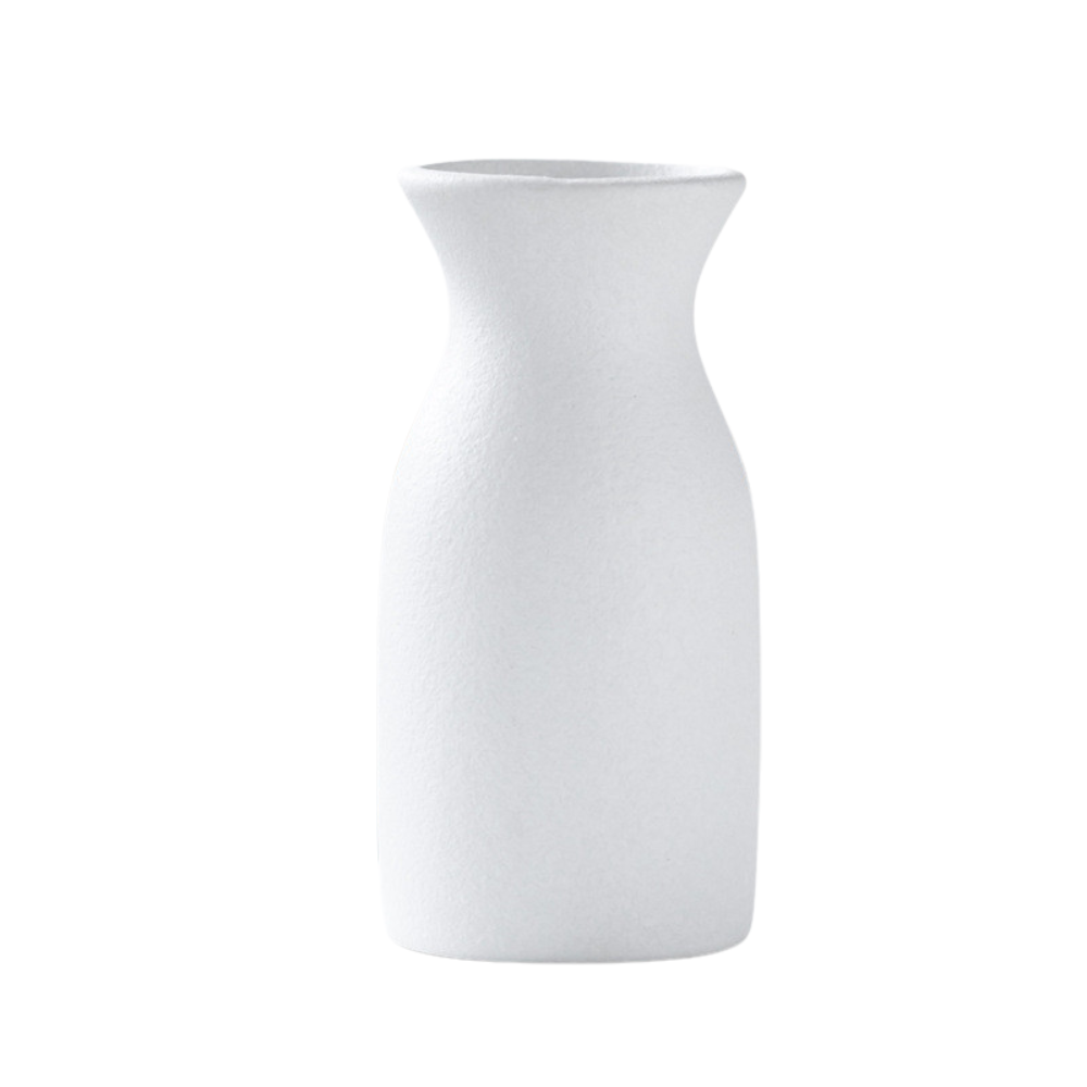 Vase céramique blanc givré - MON JOLI VASE