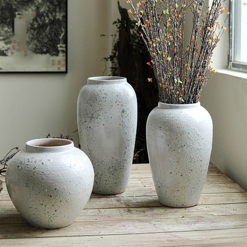 Vase en grès blanc mat - MON JOLI VASE