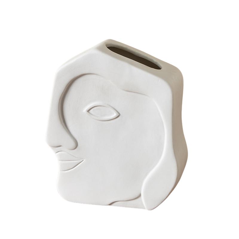 Vase moderne original en forme de visage - MON JOLI VASE
