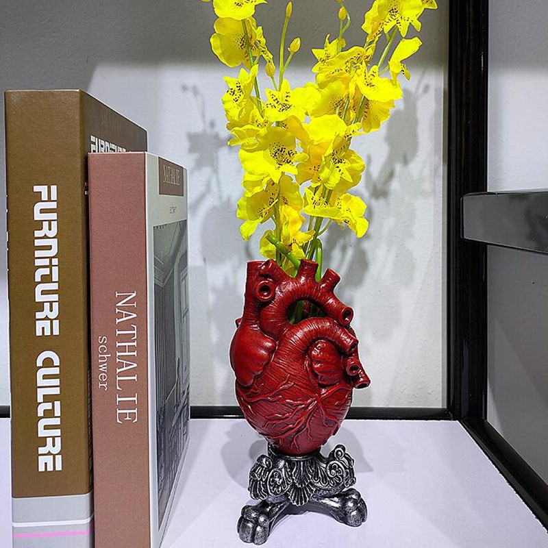 Vase coeur petit format avec socle - MON JOLI VASE